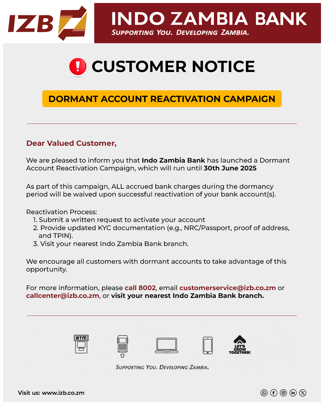 Indo Zambia Bank - IZB