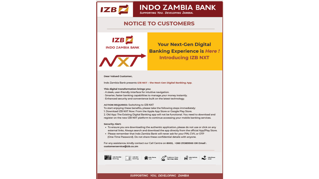 Indo Zambia Bank - IZB